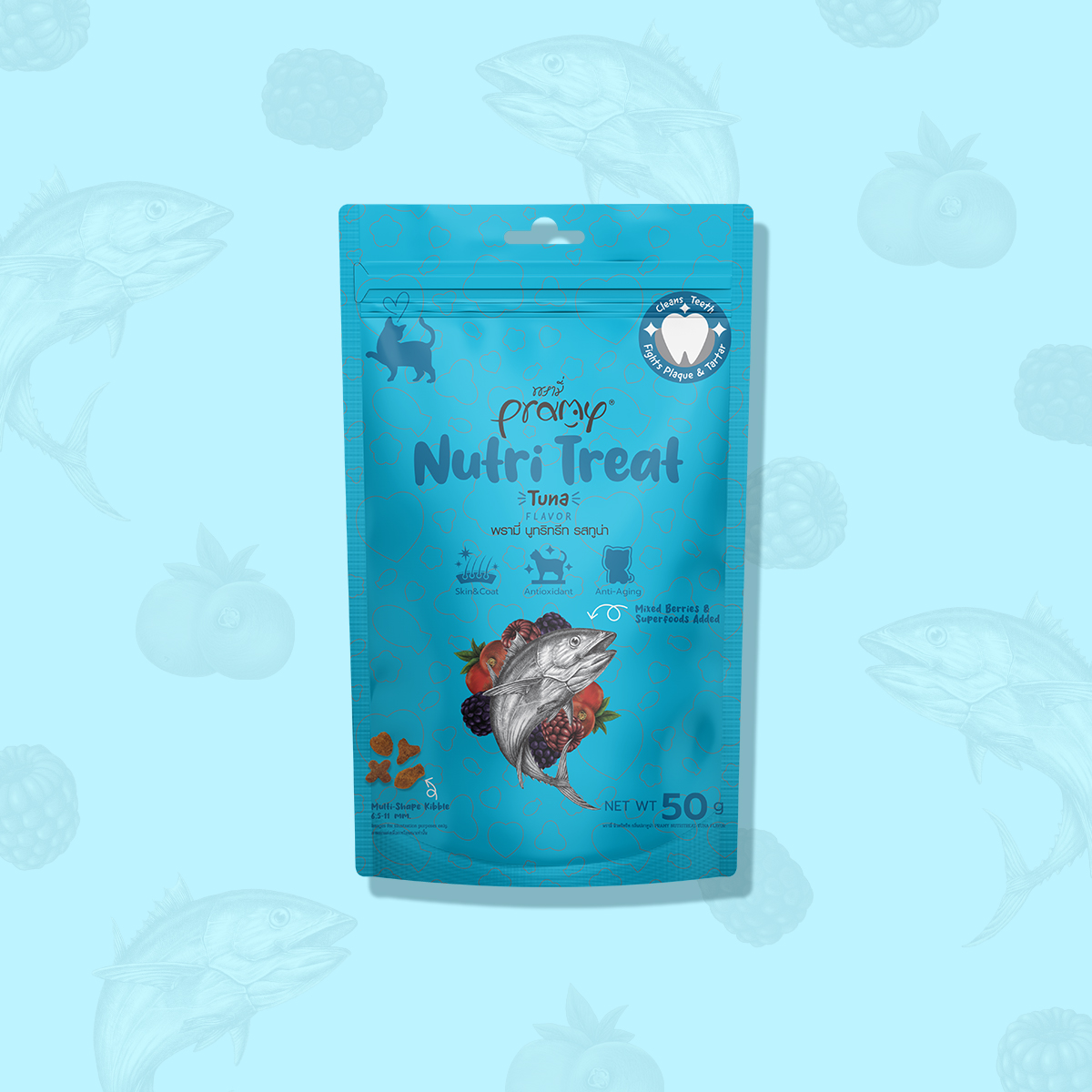 Salmon Flavor Nutri-Treat - Pramy Cat